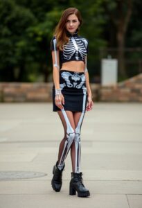 13 Skeleton Dress to Impress Outfit Ideas: Bone-chilling Fashion for ...