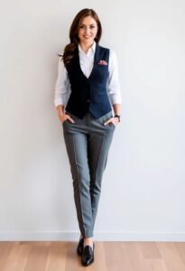 16 Flight Attendant Dress to Impress Outfit Ideas » Styling Outfits